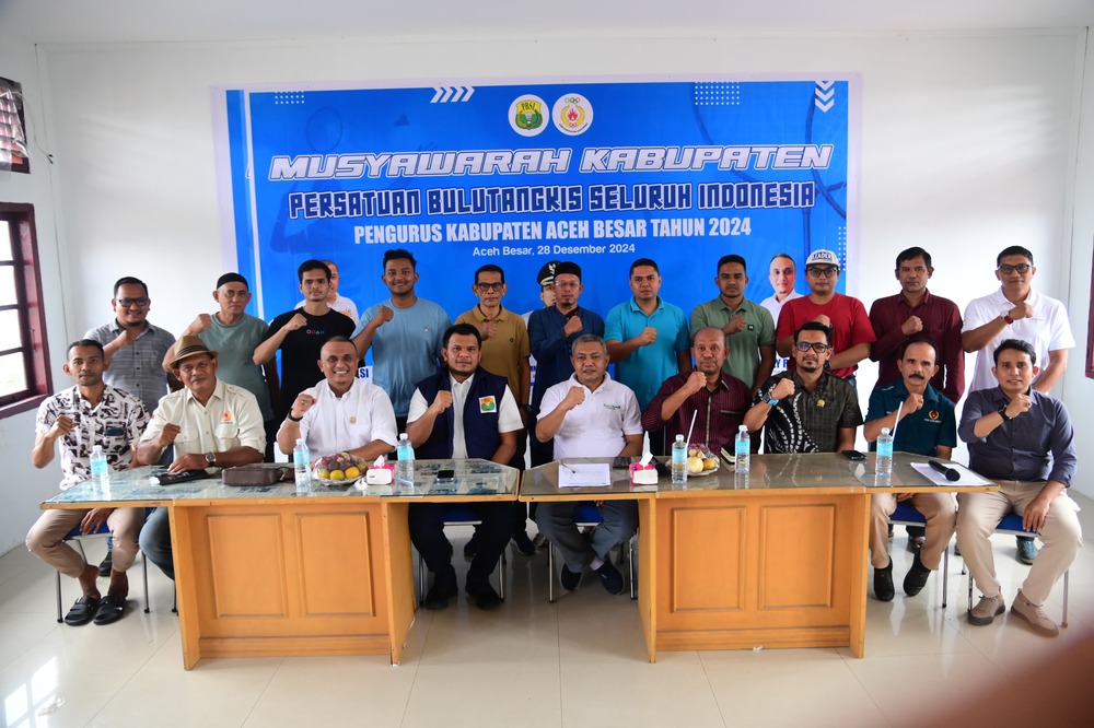 Pengurus PBSI Aceh Besar Gelar Muskab, Ini Harapan Pj Bupati Iswanto ...